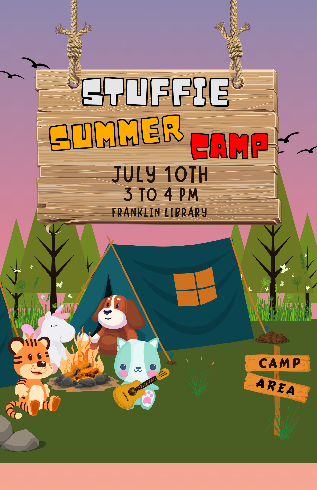 Camp Stuffie | Des Moines Public Library